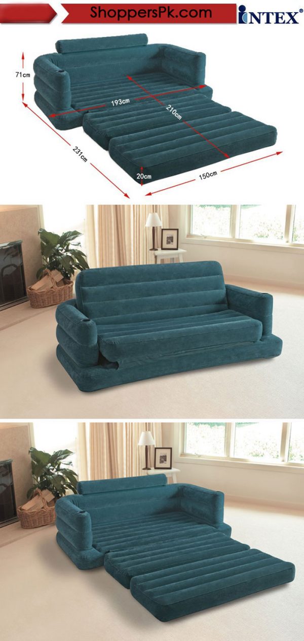 Intex Two Person Inflatable Pull Out Sofa Bed - 68566 in Pakistan