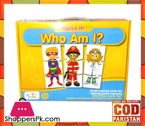 Match It! Educational Puzzles-Who Am I 20 Pieces in Pakistan