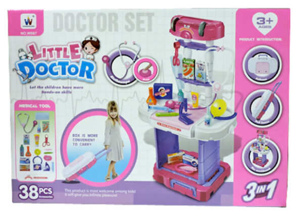 3 in 1 Little Doctor Set 38 Pieces in Pakistan