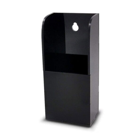 Remote Control Holder Wall Mount Media Organizer Box 3T Acrylic Plastic ...