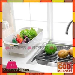 Under Sink Shelf Extendable Storage Stainless Steel and pp Plastic Rack ...