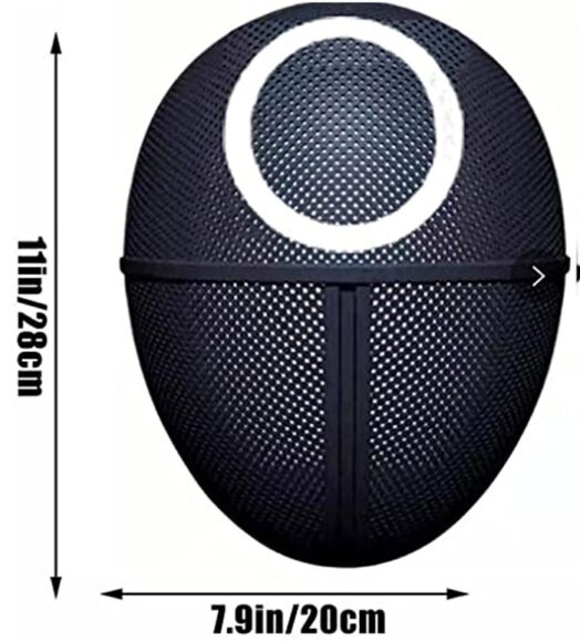 Squid Game Mask Coser Cosplay Triangle Square Circle Plastic Full Face ...