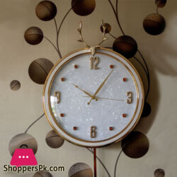 Baoli Pendulum Wall Clock , Wall Decor for Home in Pakistan