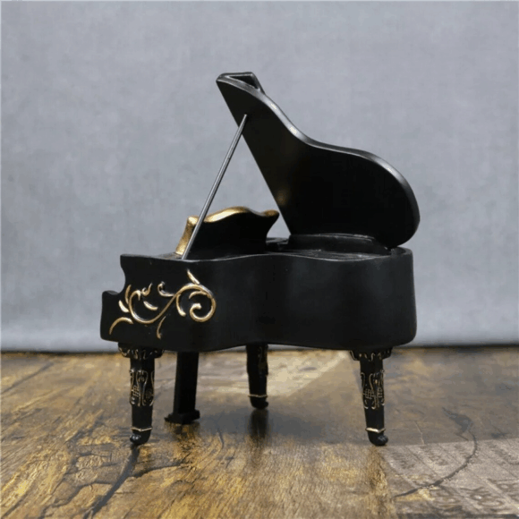 Piano Statue Sculpture Jazz Band Music Musical Gift Musician Figurine ...