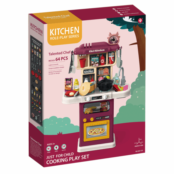 Buy Talented Chef Kitchen & Cooking Play Set 64 Pieces at Best Price in ...