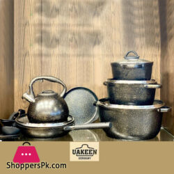 Uakeen Germany 20 Pieces Non Stick Granite Cookware Set in Pakistan