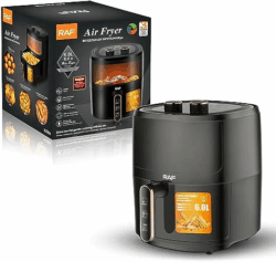 RAF Air Fryer R.5324 6L 1500W Black in Pakistan