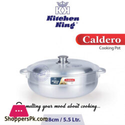 Kitchen King Caldero Cooking Pot with Lid 28cm in Pakistan