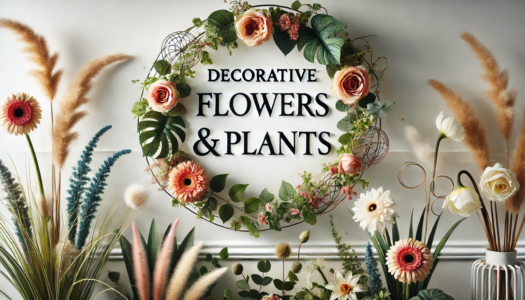 Artificial Decorative Flowers & Plants - New Designs